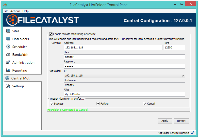 FileCatalyst HotFolder Documentation
