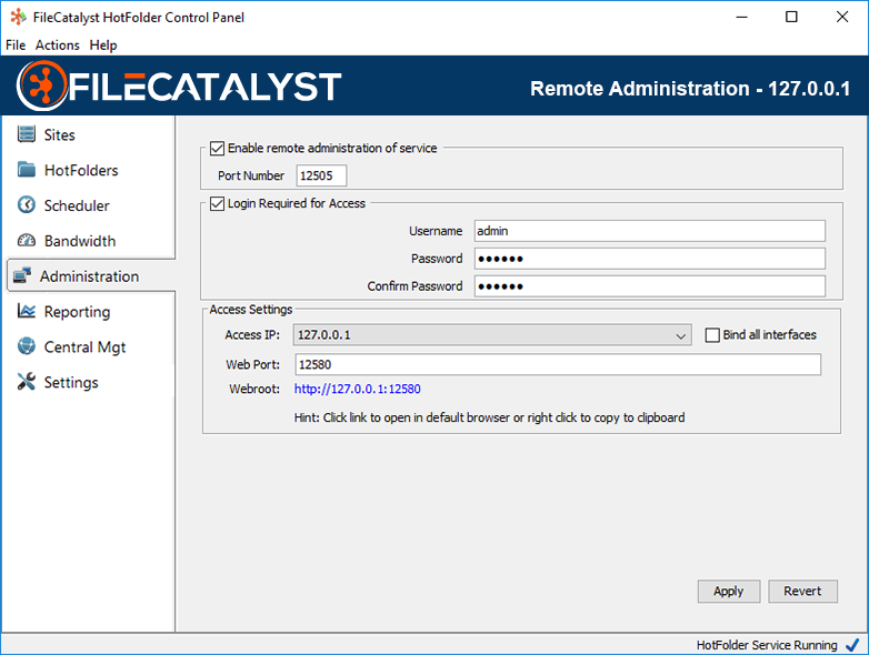 FileCatalyst HotFolder Documentation